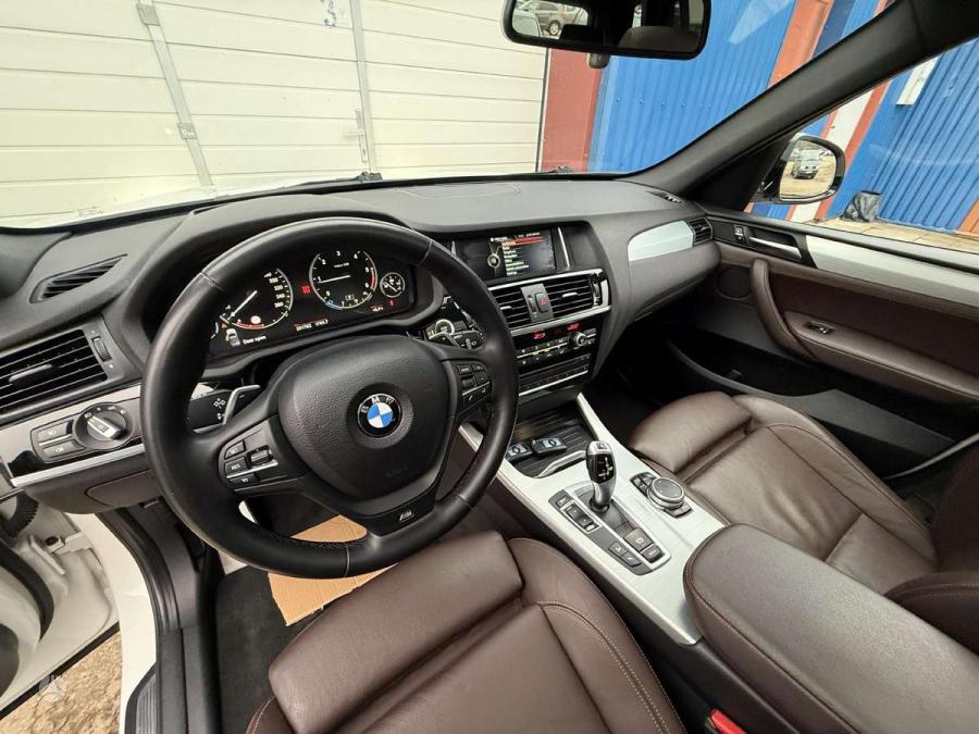 Balts BMW X3 2015 Prienai, ar dzinēja tilpumu 2.00 L un nobraukumu 230 tūkst. km par 15700 €, foto 15 vietnē AUTOMOTO.COM.LV