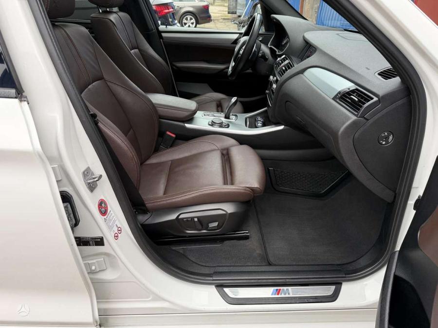 Balts BMW X3 2015 Prienai, ar dzinēja tilpumu 2.00 L un nobraukumu 230 tūkst. km par 15700 €, foto 33 vietnē AUTOMOTO.COM.LV