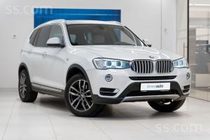 White BMW X3 2015 in Riga, with an engine capacity of 3.00 L and mileage of 204 thousand km for 13990 €, photo 2 on AUTOMOTO.COM.LV