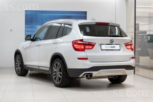 White BMW X3 2015 in Riga, with an engine capacity of 3.00 L and mileage of 204 thousand km for 13990 €, photo 4 on AUTOMOTO.COM.LV