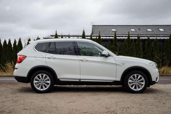White BMW X3 2015 in Elektrenai, with an engine capacity of 2.00 L and mileage of 257 thousand km for 13800 €, photo 8 on AUTOMOTO.COM.LV