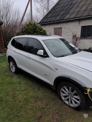 White BMW X3 2015 in Marijampole, with an engine capacity of 2.00 L and mileage of 149 thousand km for 8650 €, photo  on AUTOMOTO.COM.LV