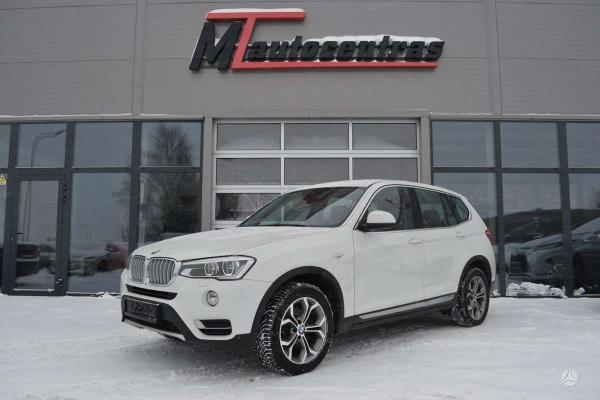 White BMW X3 2015 in Vilnius, with an engine capacity of 2.00 L and mileage of 221 thousand km for 15500 €, photo 1 on AUTOMOTO.COM.LV