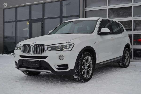 White BMW X3 2015 in Vilnius, with an engine capacity of 2.00 L and mileage of 221 thousand km for 15500 €, photo 2 on AUTOMOTO.COM.LV