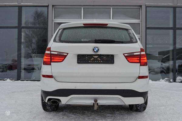 White BMW X3 2015 in Vilnius, with an engine capacity of 2.00 L and mileage of 221 thousand km for 15500 €, photo 6 on AUTOMOTO.COM.LV