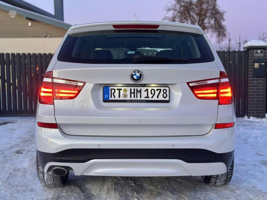 White BMW X3 2015 in Kedainiai, with an engine capacity of 2.00 L and mileage of 207 thousand km for 14600 €, photo 6 on AUTOMOTO.COM.LV