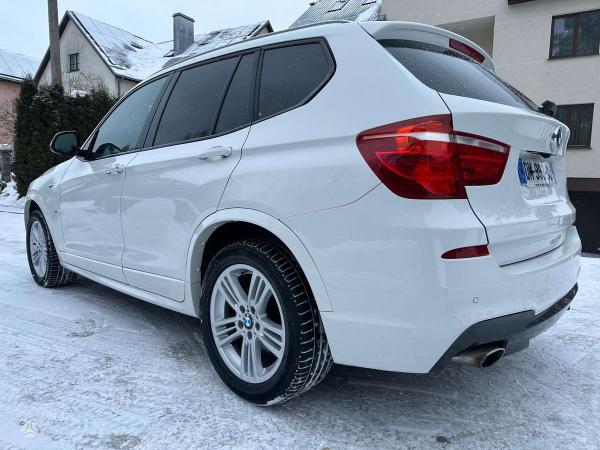 White BMW X3 2015 in Vilnius, with an engine capacity of 2.00 L and mileage of 301 thousand km for 14100 €, photo 6 on AUTOMOTO.COM.LV