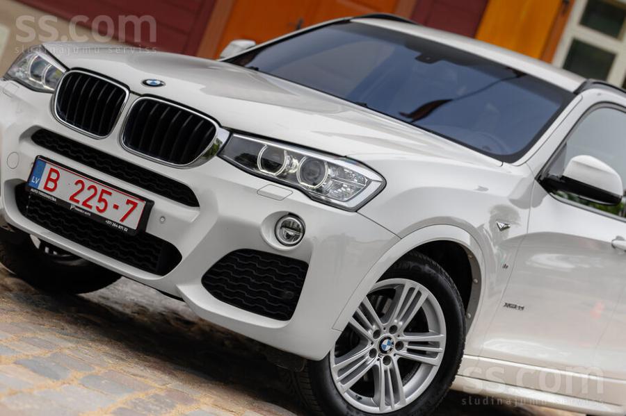 Balts BMW X3 2015 Jelgava, ar dzinēja tilpumu 2.00 L un nobraukumu 225 tūkst. km par 15590 €, foto 3 vietnē AUTOMOTO.COM.LV
