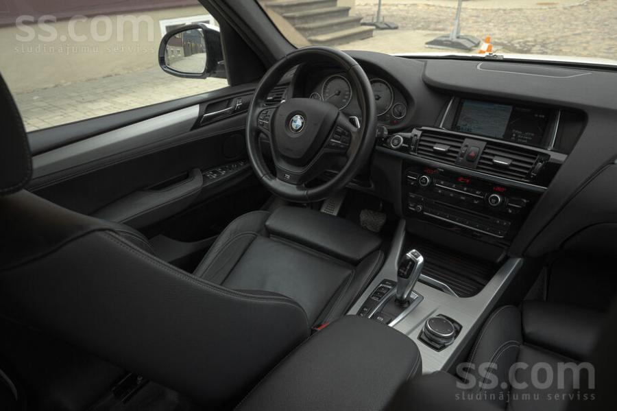 Balts BMW X3 2015 Jelgava, ar dzinēja tilpumu 2.00 L un nobraukumu 225 tūkst. km par 15590 €, foto 13 vietnē AUTOMOTO.COM.LV