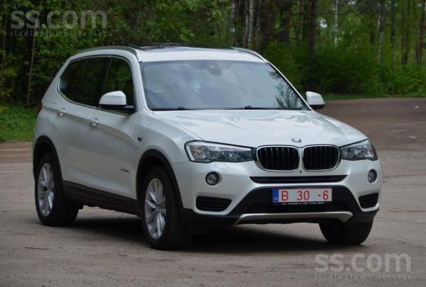 Balts BMW X3 2015 Rīga, ar dzinēja tilpumu 2.00 L un nobraukumu 197 tūkst. km par 16290 €, foto 1 vietnē AUTOMOTO.COM.LV