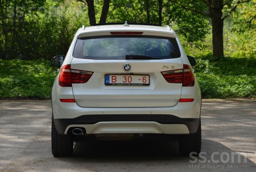 Balts BMW X3 2015 Rīga, ar dzinēja tilpumu 2.00 L un nobraukumu 197 tūkst. km par 16290 €, foto 8 vietnē AUTOMOTO.COM.LV