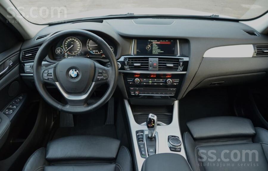 Balts BMW X3 2015 Rīga, ar dzinēja tilpumu 2.00 L un nobraukumu 197 tūkst. km par 16290 €, foto 17 vietnē AUTOMOTO.COM.LV