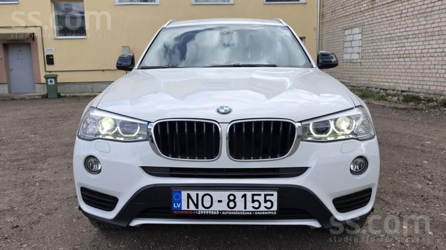 Balts BMW X3 2015 Daugavpils, ar dzinēja tilpumu 2.00 L un nobraukumu 101 tūkst. km par 16300 €, foto 1 vietnē AUTOMOTO.COM.LV