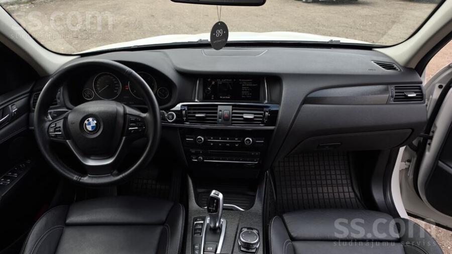 Balts BMW X3 2015 Daugavpils, ar dzinēja tilpumu 2.00 L un nobraukumu 101 tūkst. km par 16300 €, foto 14 vietnē AUTOMOTO.COM.LV