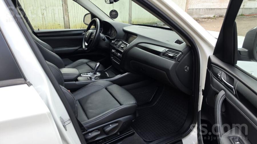 Balts BMW X3 2015 Daugavpils, ar dzinēja tilpumu 2.00 L un nobraukumu 101 tūkst. km par 16300 €, foto 18 vietnē AUTOMOTO.COM.LV
