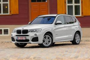 White BMW X3 2015 in Jelgava, with an engine capacity of 2.00 L and mileage of 225 thousand km for 15590 €, photo  on AUTOMOTO.COM.LV