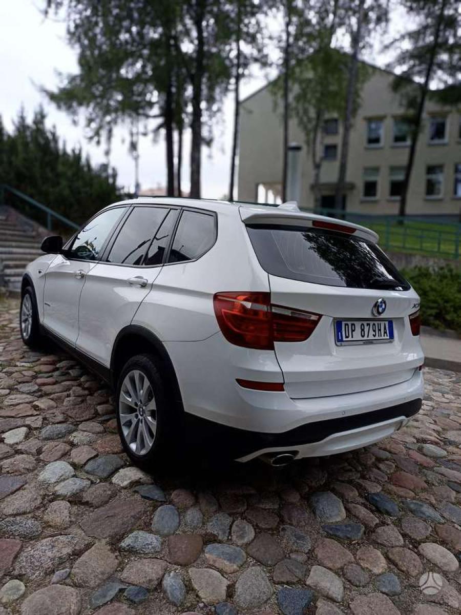 White BMW X3 2015 in Utena, with an engine capacity of 2.00 L and mileage of 294 thousand km for 14350 €, photo 3 on AUTOMOTO.COM.LV