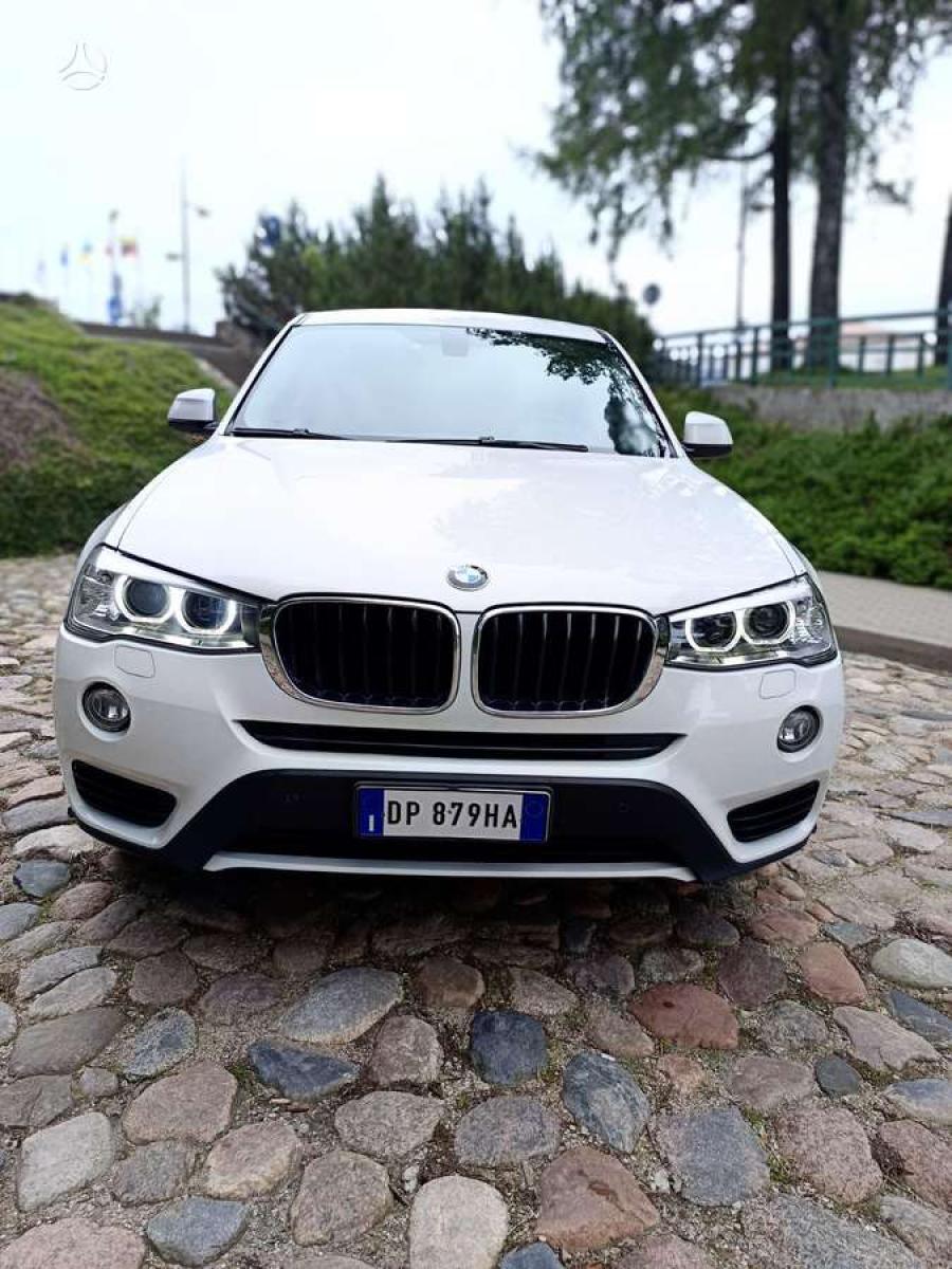 White BMW X3 2015 in Utena, with an engine capacity of 2.00 L and mileage of 294 thousand km for 14350 €, photo 6 on AUTOMOTO.COM.LV