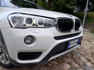 White BMW X3 2015 in Utena, with an engine capacity of 2.00 L and mileage of 294 thousand km for 14350 €, photo 8 on AUTOMOTO.COM.LV