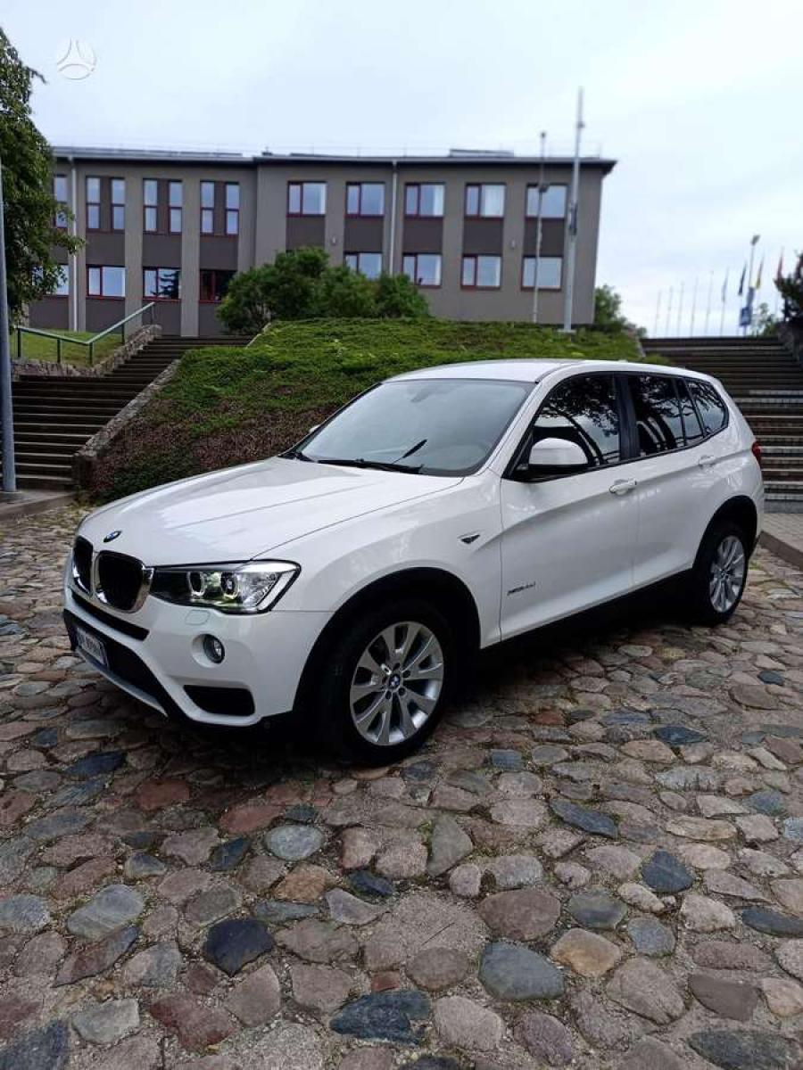 White BMW X3 2015 in Utena, with an engine capacity of 2.00 L and mileage of 294 thousand km for 14350 €, photo 15 on AUTOMOTO.COM.LV