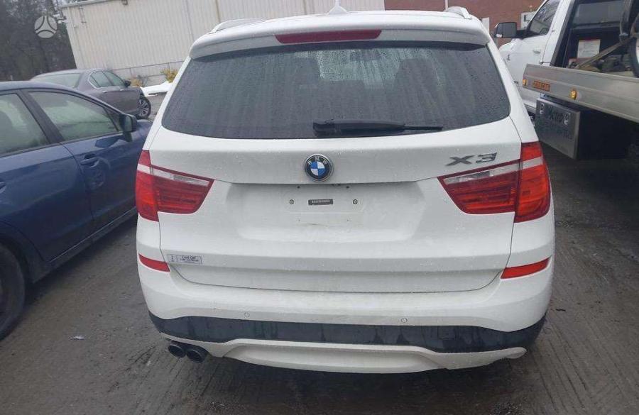 White BMW X3 2015 in Siauliai, with an engine capacity of 2.98 L and mileage of 195 thousand km for 8400 €, photo 12 on AUTOMOTO.COM.LV