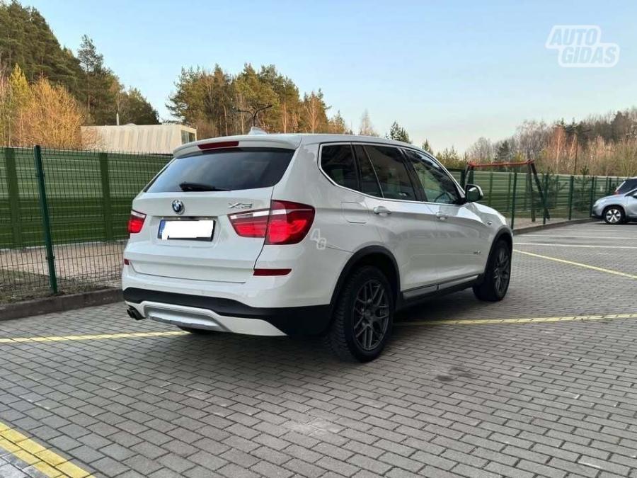 White BMW X3 2015 in Plunge, with an engine capacity of 2.00 L and mileage of 145 thousand km for 11000 €, photo 5 on AUTOMOTO.COM.LV