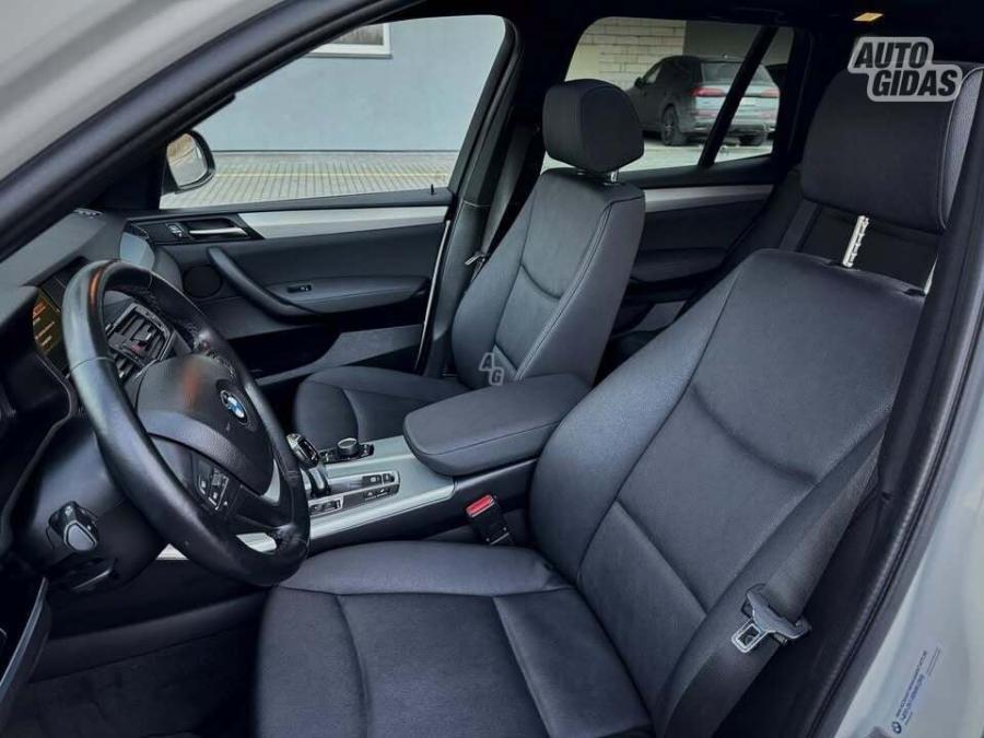 White BMW X3 2015 in Plunge, with an engine capacity of 2.00 L and mileage of 145 thousand km for 11000 €, photo 8 on AUTOMOTO.COM.LV