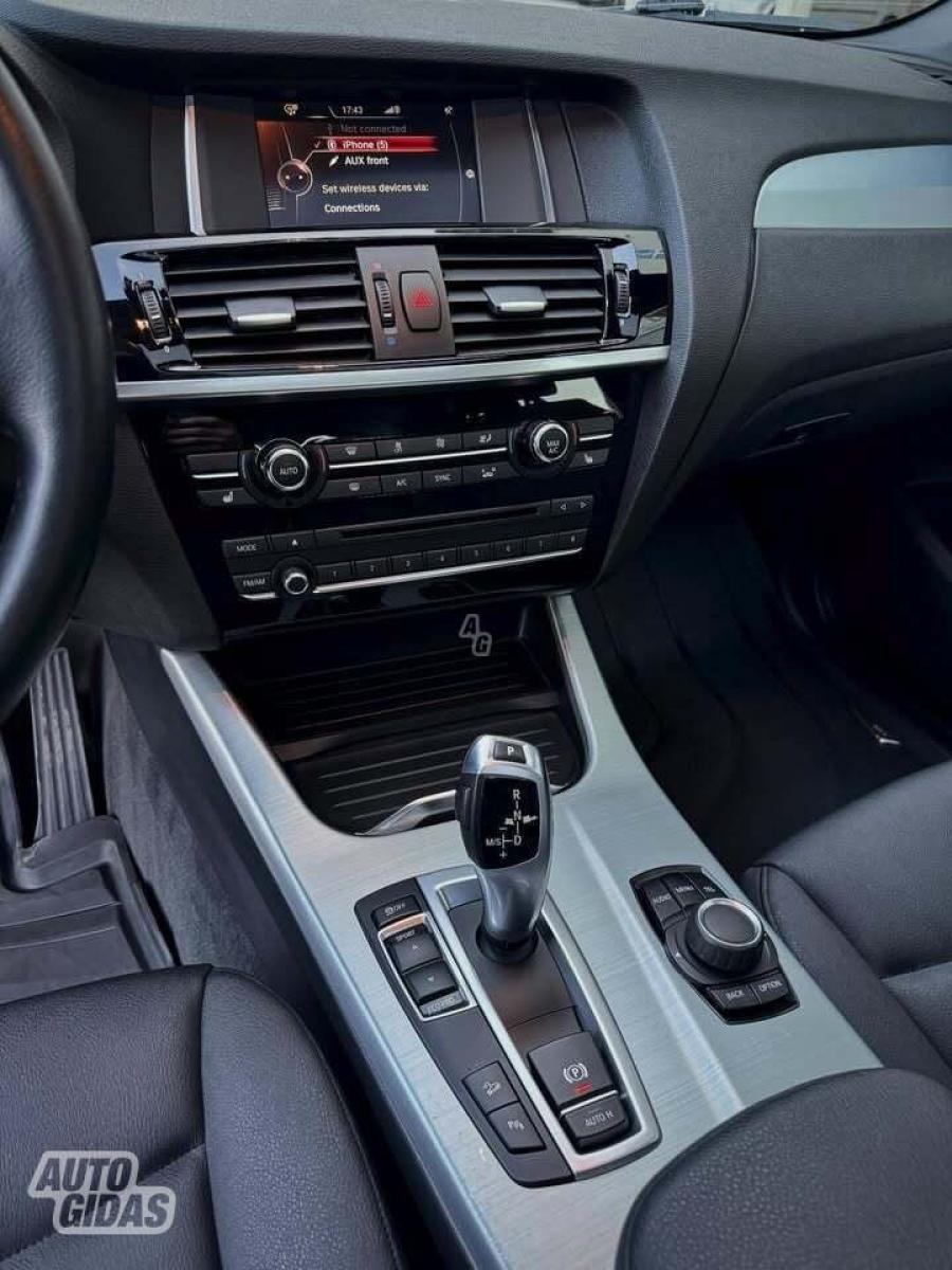 White BMW X3 2015 in Plunge, with an engine capacity of 2.00 L and mileage of 145 thousand km for 11000 €, photo 10 on AUTOMOTO.COM.LV