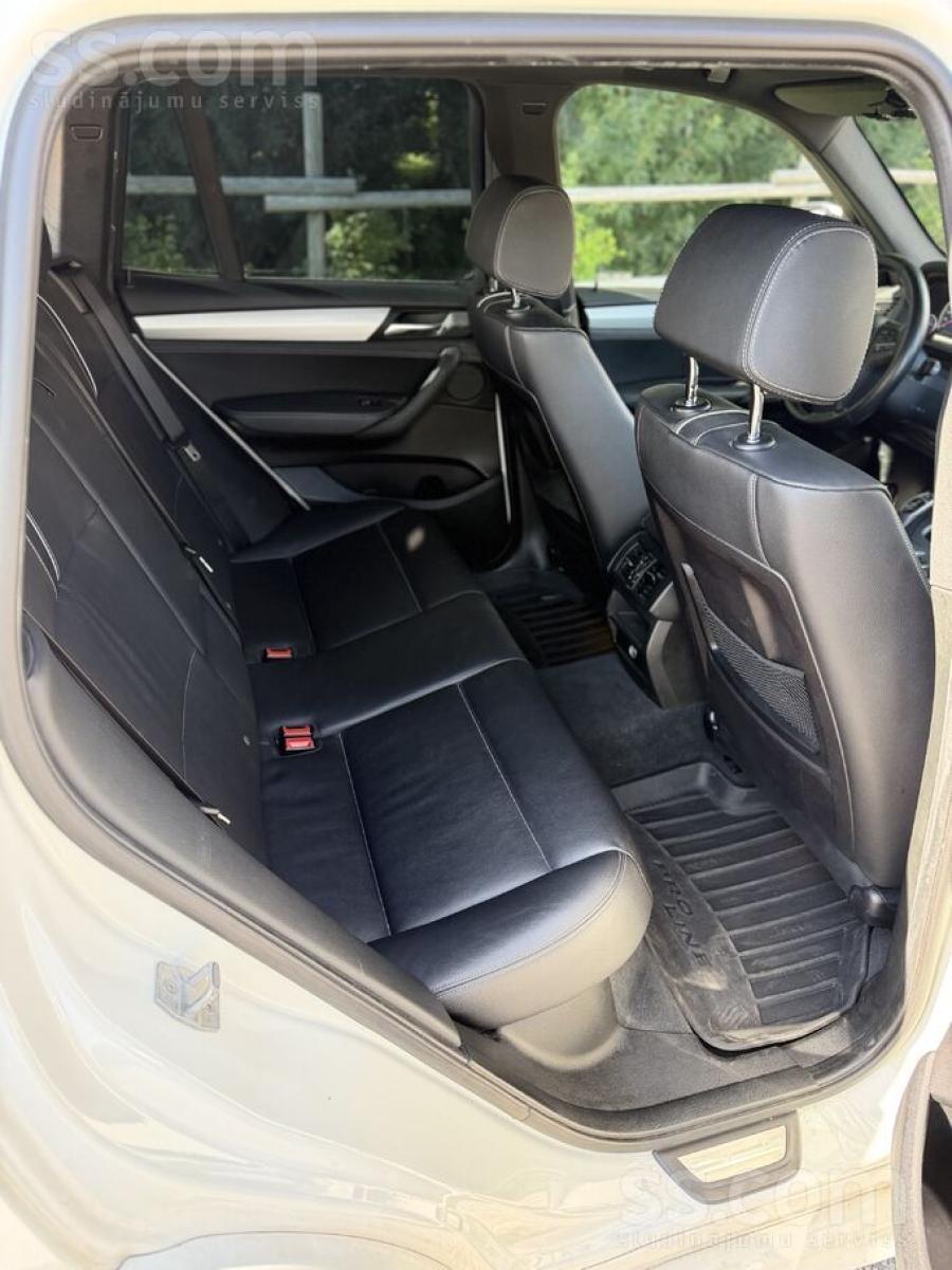 Balts BMW X3 2015 Talsi, ar dzinēja tilpumu 3.00 L un nobraukumu 187 tūkst. km par 22000 €, foto 12 vietnē AUTOMOTO.COM.LV