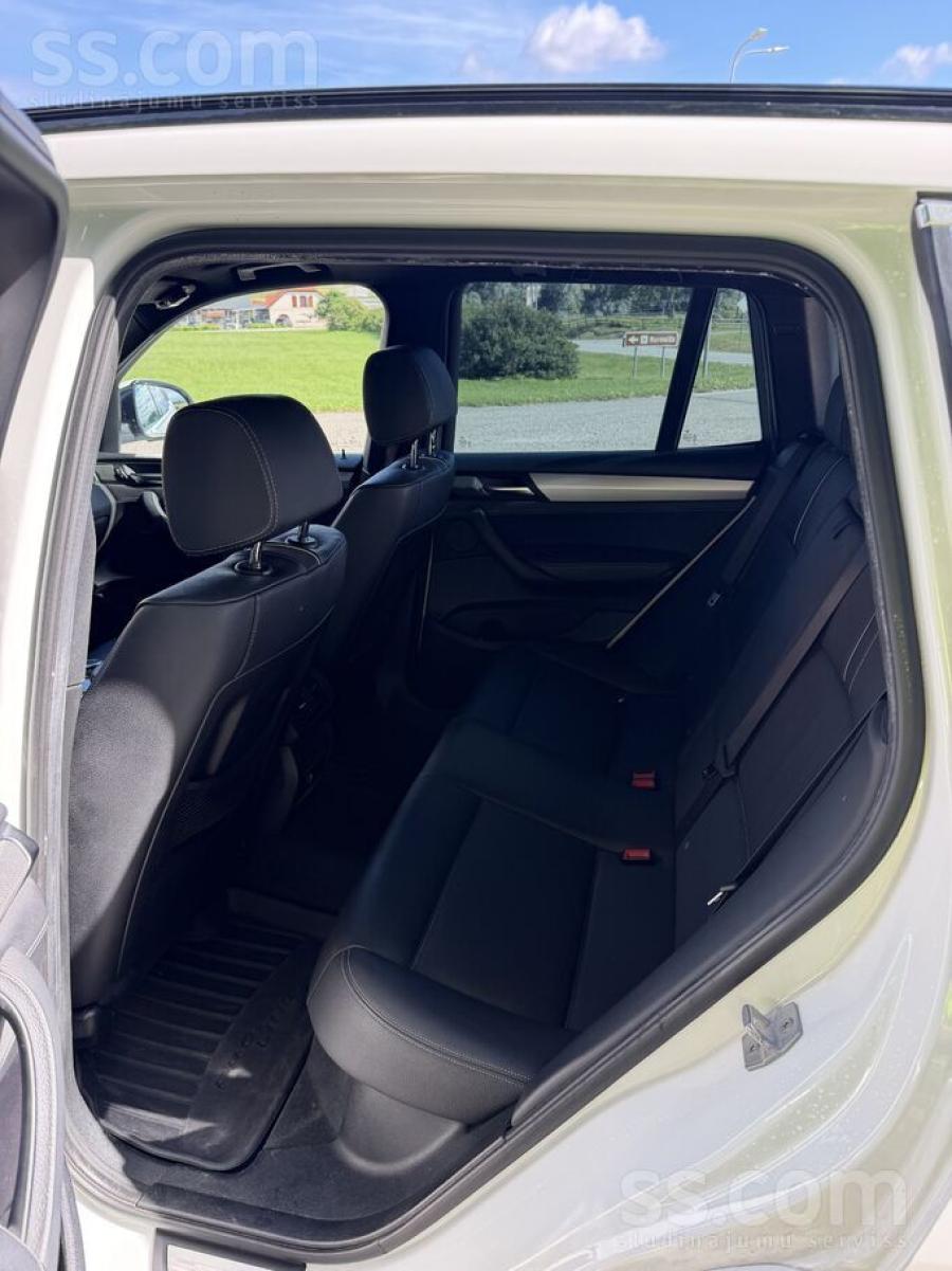 Balts BMW X3 2015 Talsi, ar dzinēja tilpumu 3.00 L un nobraukumu 187 tūkst. km par 22000 €, foto 13 vietnē AUTOMOTO.COM.LV