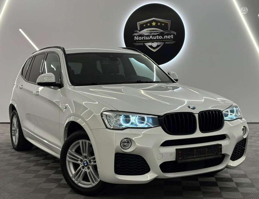 Balts BMW X3 2015 Marijampole, ar dzinēja tilpumu 2.00 L un nobraukumu 296 tūkst. km par 14350 €, foto 1 vietnē AUTOMOTO.COM.LV