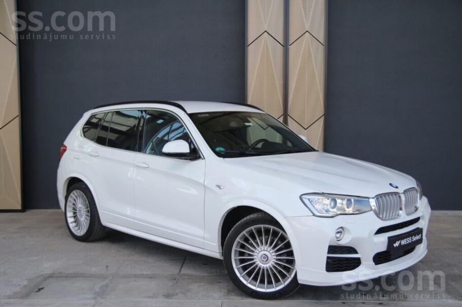 White BMW X3 2015 in Riga, with an engine capacity of 3.00 L and mileage of 187 thousand km for 21990 €, photo 4 on AUTOMOTO.COM.LV