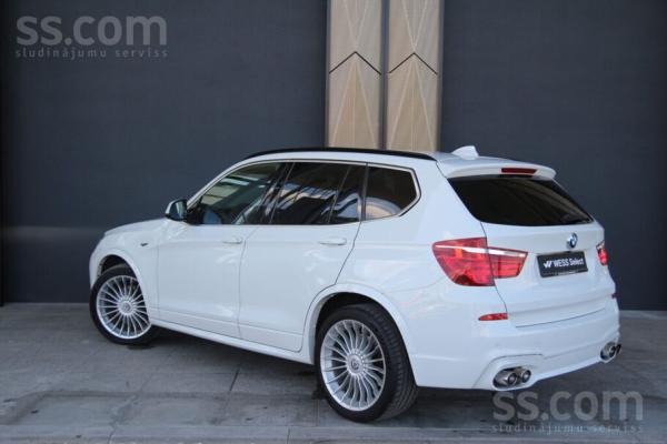 White BMW X3 2015 in Riga, with an engine capacity of 3.00 L and mileage of 187 thousand km for 21990 €, photo 5 on AUTOMOTO.COM.LV