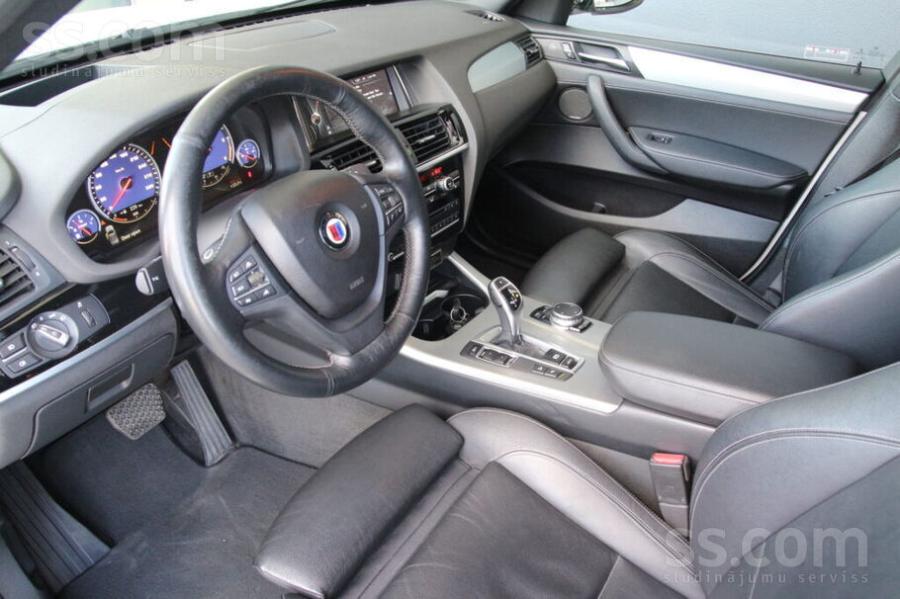 White BMW X3 2015 in Riga, with an engine capacity of 3.00 L and mileage of 187 thousand km for 21990 €, photo 7 on AUTOMOTO.COM.LV