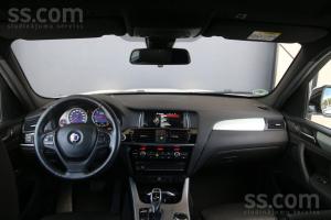 White BMW X3 2015 in Riga, with an engine capacity of 3.00 L and mileage of 187 thousand km for 21990 €, photo 12 on AUTOMOTO.COM.LV