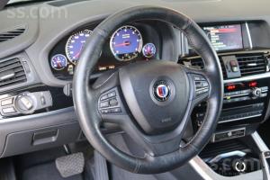 White BMW X3 2015 in Riga, with an engine capacity of 3.00 L and mileage of 187 thousand km for 21990 €, photo 13 on AUTOMOTO.COM.LV