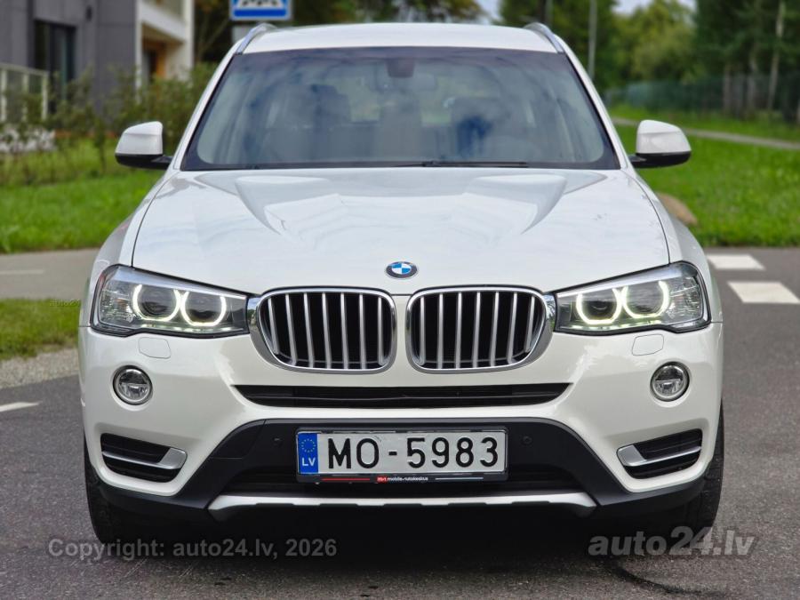 White BMW X3 2015 in Tallinn, with an engine capacity of 2.00 L and mileage of 223 thousand km for 12990 €, photo 3 on AUTOMOTO.COM.LV