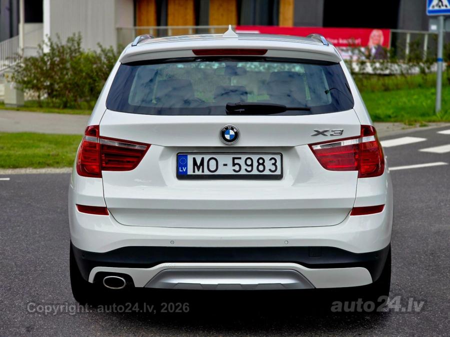 White BMW X3 2015 in Tallinn, with an engine capacity of 2.00 L and mileage of 223 thousand km for 12990 €, photo 6 on AUTOMOTO.COM.LV