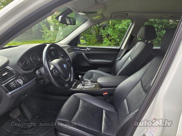 White BMW X3 2015 in Tallinn, with an engine capacity of 2.00 L and mileage of 223 thousand km for 12990 €, photo 9 on AUTOMOTO.COM.LV