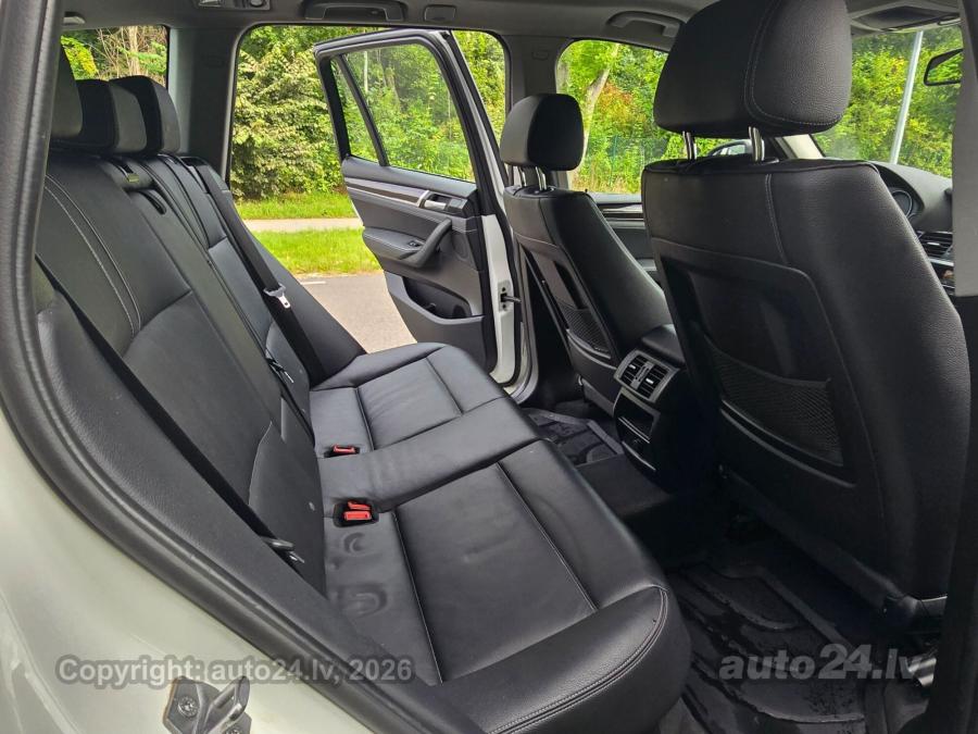 White BMW X3 2015 in Tallinn, with an engine capacity of 2.00 L and mileage of 223 thousand km for 12990 €, photo 11 on AUTOMOTO.COM.LV