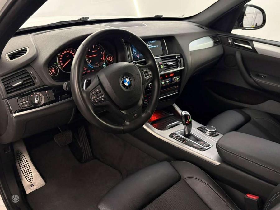 White BMW X3 2015 in Marijampole, with an engine capacity of 2.00 L and mileage of 296 thousand km for 13999 €, photo 3 on AUTOMOTO.COM.LV