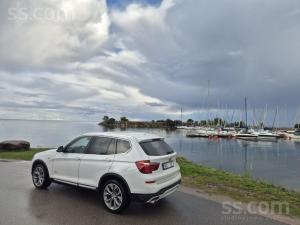 White BMW X3 2015 in Talsi, with an engine capacity of 2.00 L and mileage of 192 thousand km for 14000 €, photo 6 on AUTOMOTO.COM.LV