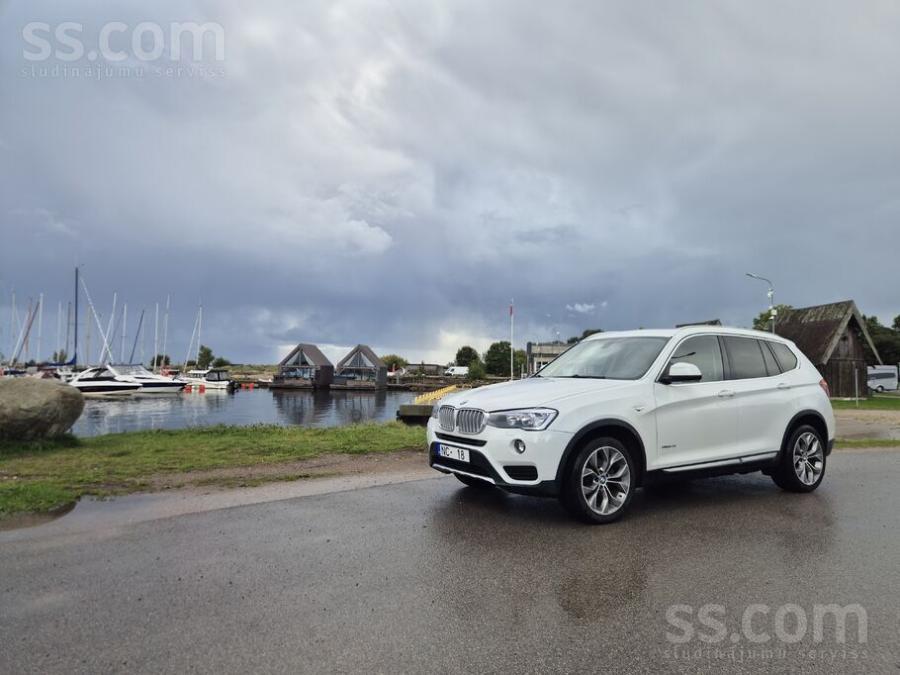 White BMW X3 2015 in Talsi, with an engine capacity of 2.00 L and mileage of 192 thousand km for 14000 €, photo 7 on AUTOMOTO.COM.LV