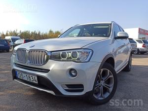 White BMW X3 2015 in Daugavpils, with an engine capacity of 3.00 L and mileage of 0 thousand km for 16700 €, photo 1 on AUTOMOTO.COM.LV