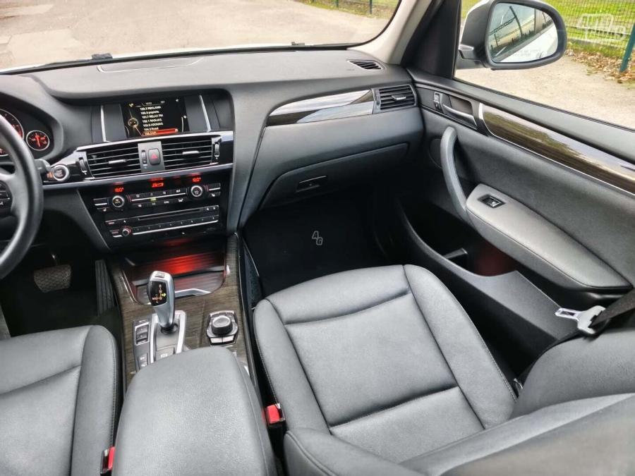 White BMW X3 2015 in Siauliai, with an engine capacity of 2.00 L and mileage of 175 thousand km for 13000 €, photo 12 on AUTOMOTO.COM.LV