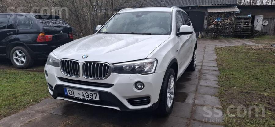 White BMW X3 2016 in Riga, with an engine capacity of 2.00 L and mileage of 300 thousand km for 12800 €, photo 2 on AUTOMOTO.COM.LV