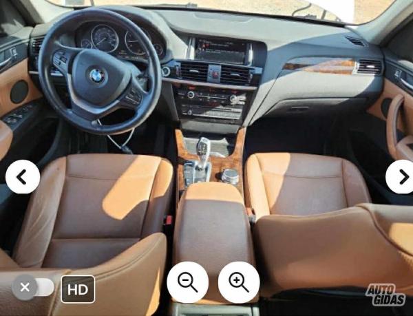 Balts BMW X3 2016 Panevēža, ar dzinēja tilpumu 2.00 L un nobraukumu 208 tūkst. km par 8150 €, foto 10 vietnē AUTOMOTO.COM.LV