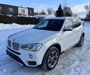 Balts BMW X3 2016 Panevēža, ar dzinēja tilpumu 2.00 L un nobraukumu 152 tūkst. km par 14300 €, foto  vietnē AUTOMOTO.COM.LV