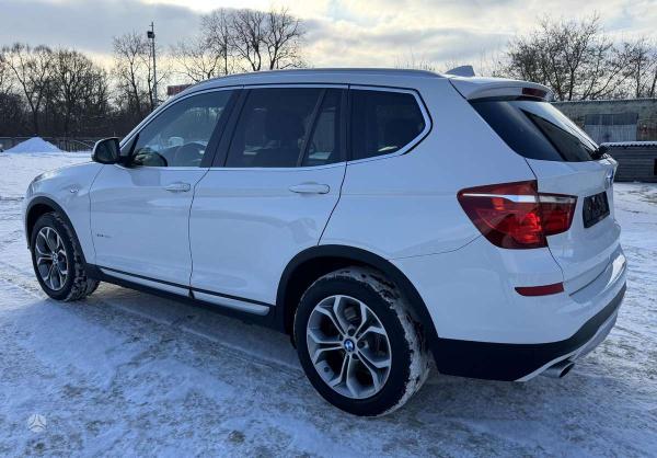 White BMW X3 2016 in Panevezys, with an engine capacity of 2.00 L and mileage of 152 thousand km for 14300 €, photo 3 on AUTOMOTO.COM.LV