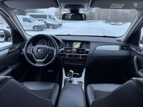 White BMW X3 2016 in Panevezys, with an engine capacity of 2.00 L and mileage of 152 thousand km for 14300 €, photo 5 on AUTOMOTO.COM.LV